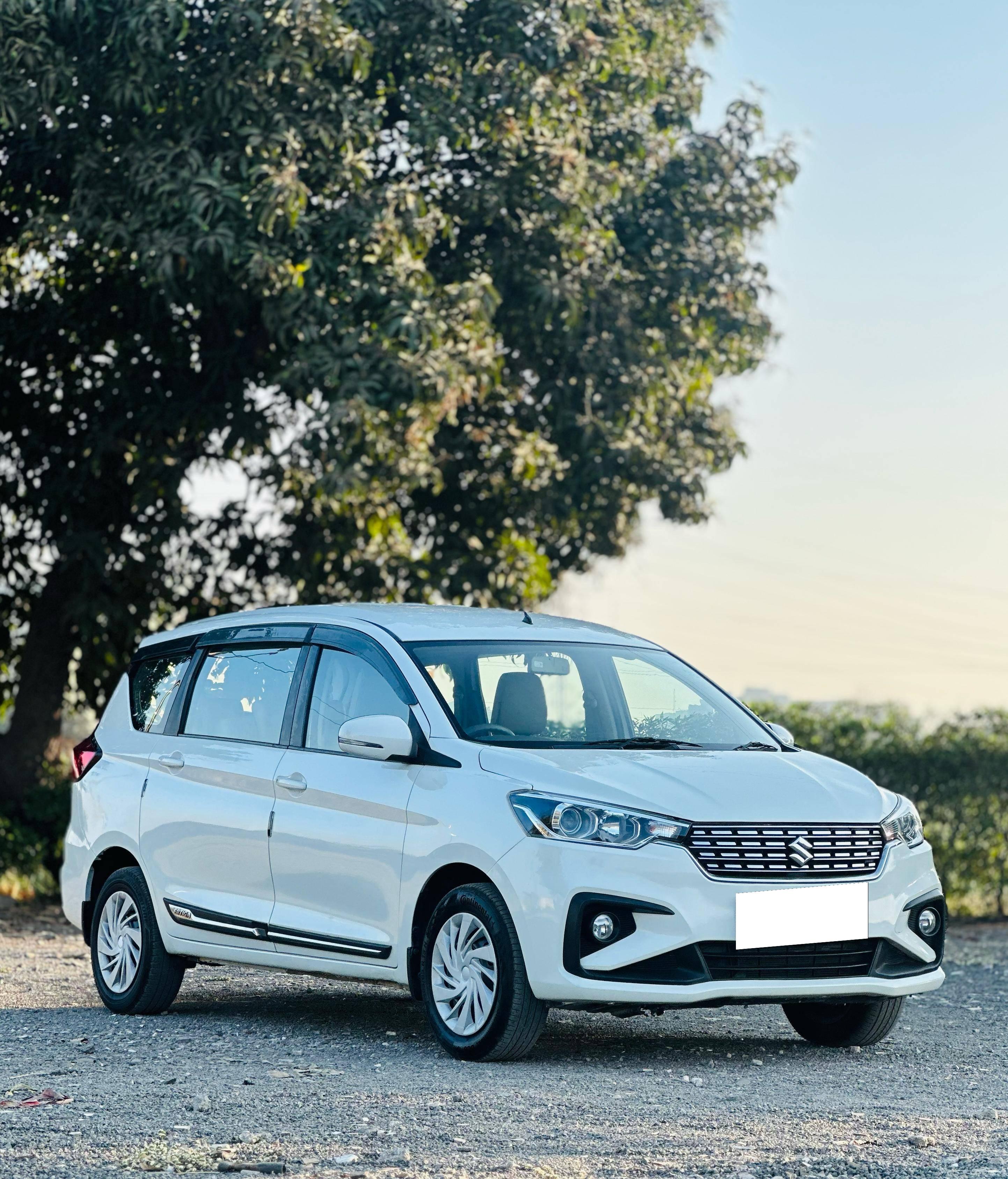 Used Maruti Ertiga CNG VXI Car in Surat, 2021 Model - Find Best Deals! | CarDekho.com