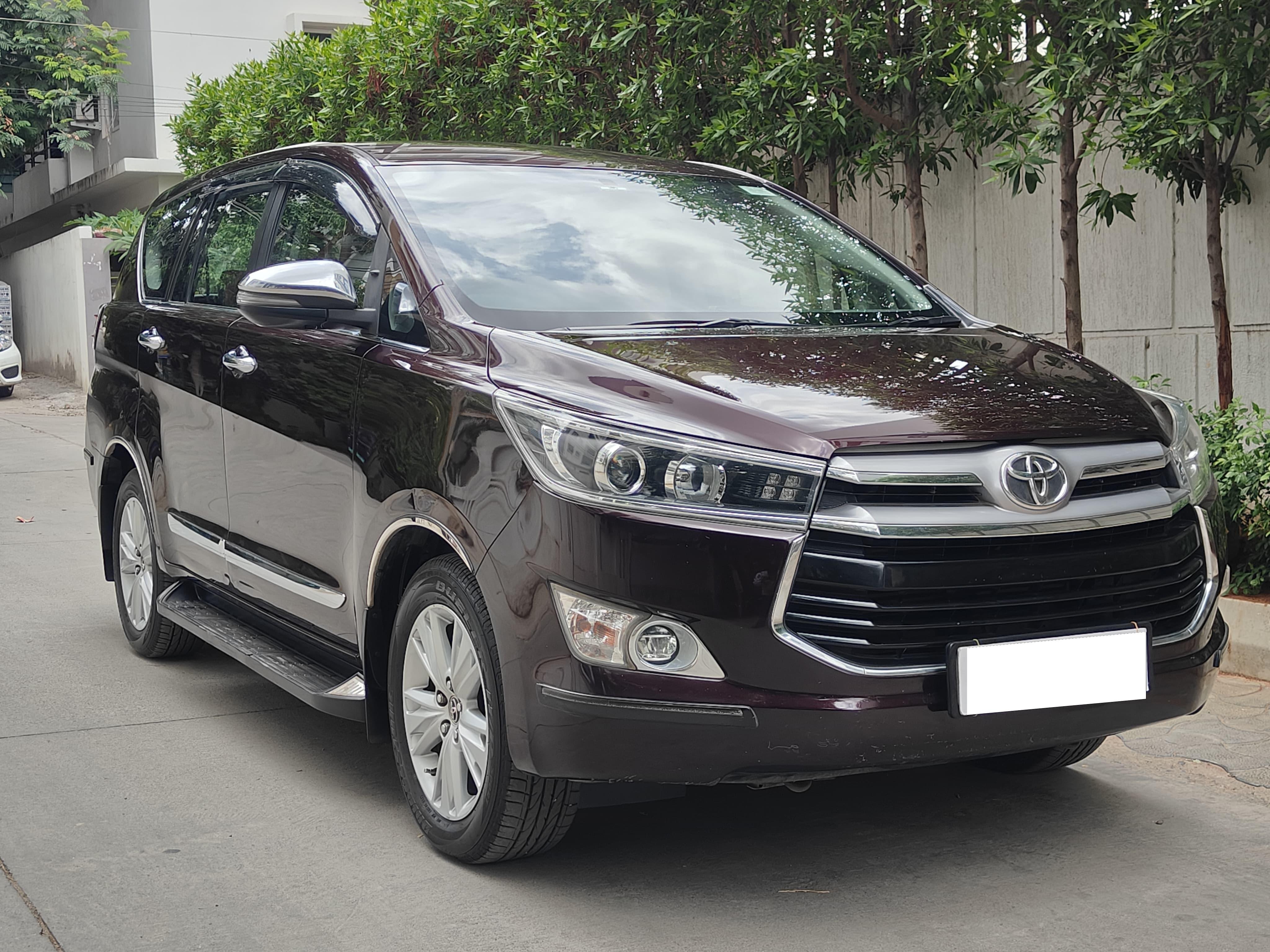 Used Toyota Innova Crysta 2.8 ZX AT BSIV Car in Hyderabad, 2018 Model ...