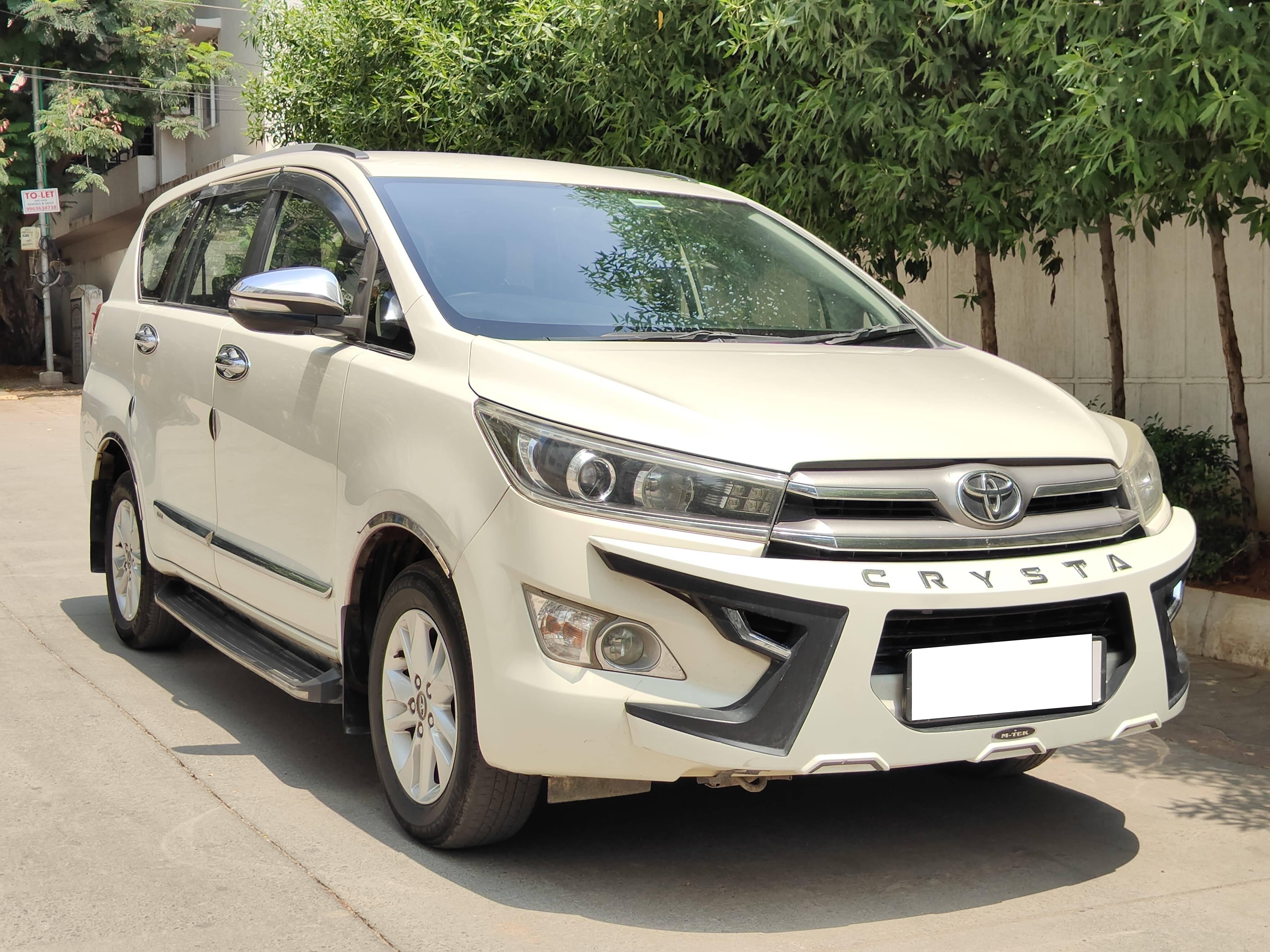 Used Toyota Innova Crysta 2.8 ZX AT BSIV Car in Hyderabad, 2016 Model ...