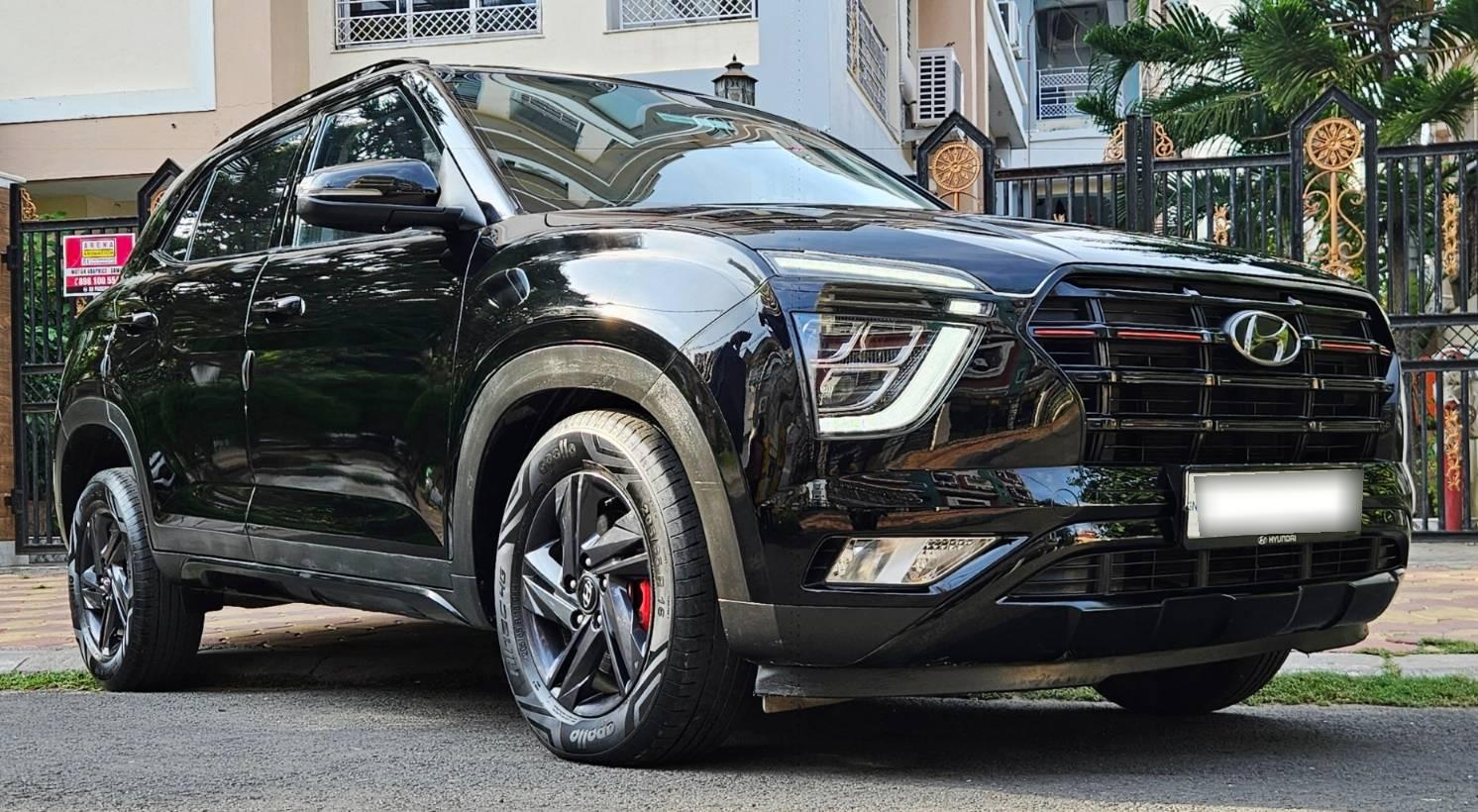 Used Hyundai Creta S Plus Knight BSVI Car in Kolkata, 2023 Model - Find Best Deals! | CarDekho.com