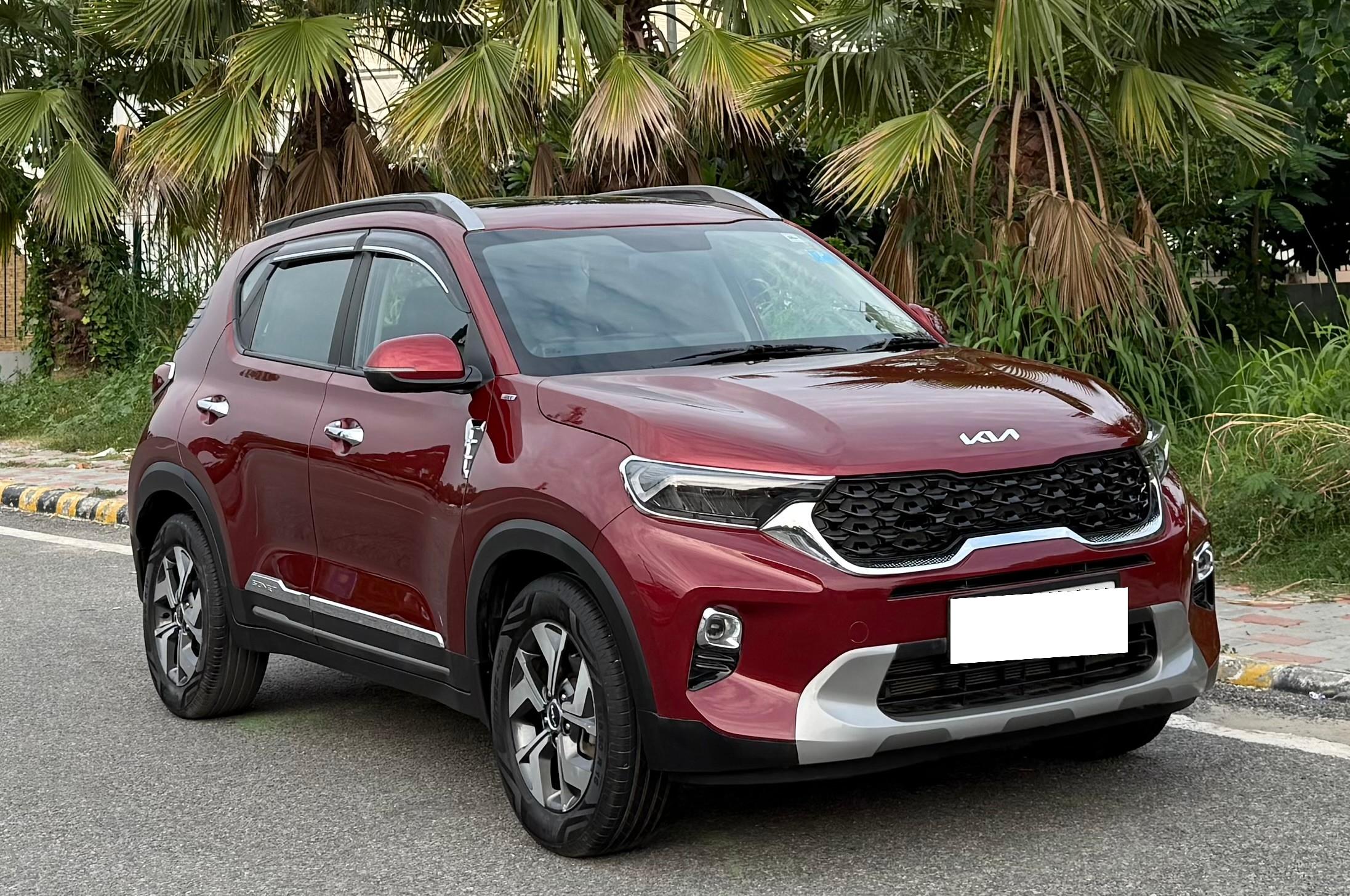 Used Kia Sonet HTX Plus Turbo iMT BSVI Car in New Delhi, 2022 Model ...