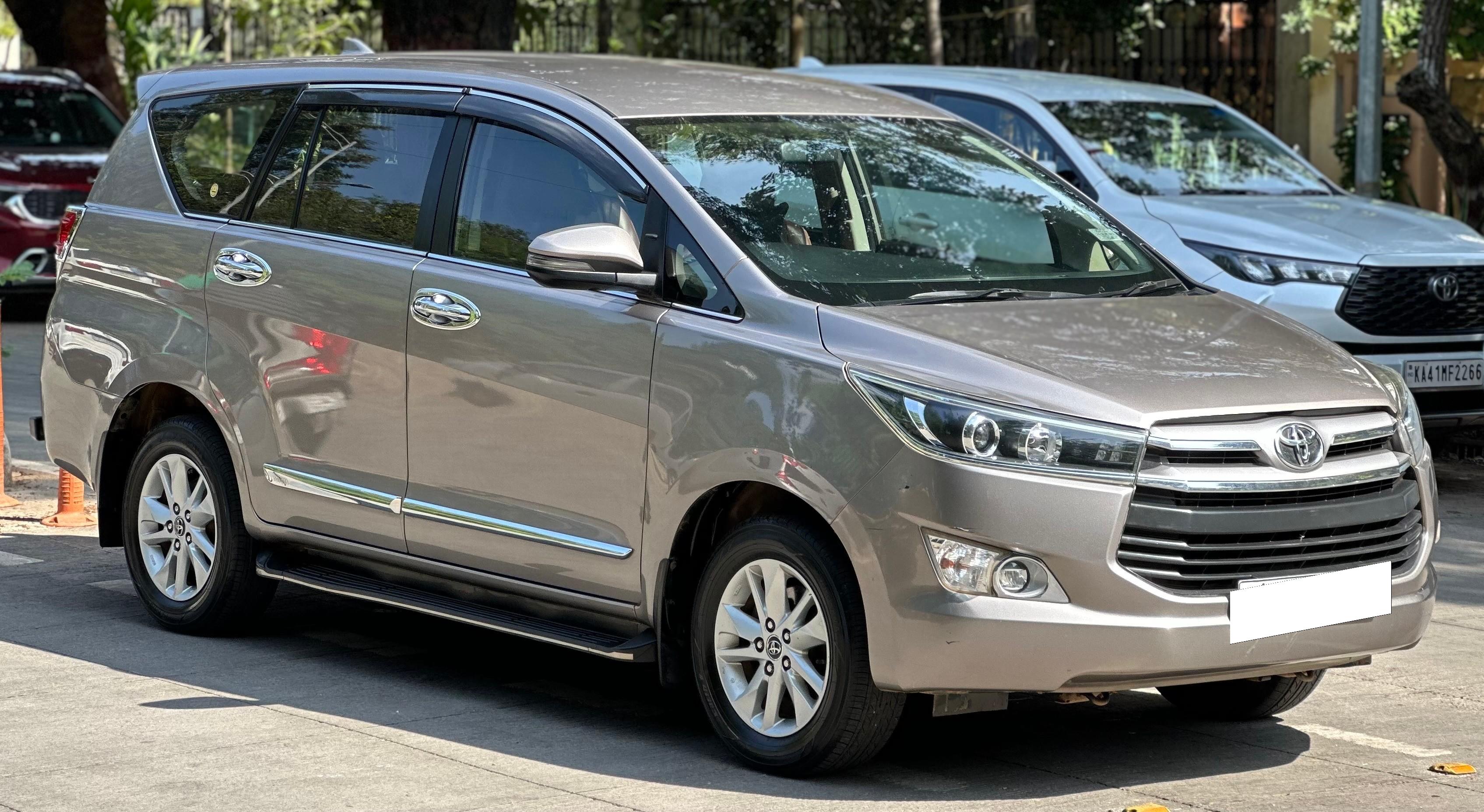Used Toyota Innova Crysta 2.4 GX MT BSIV Car in Bangalore, 2019 Model ...