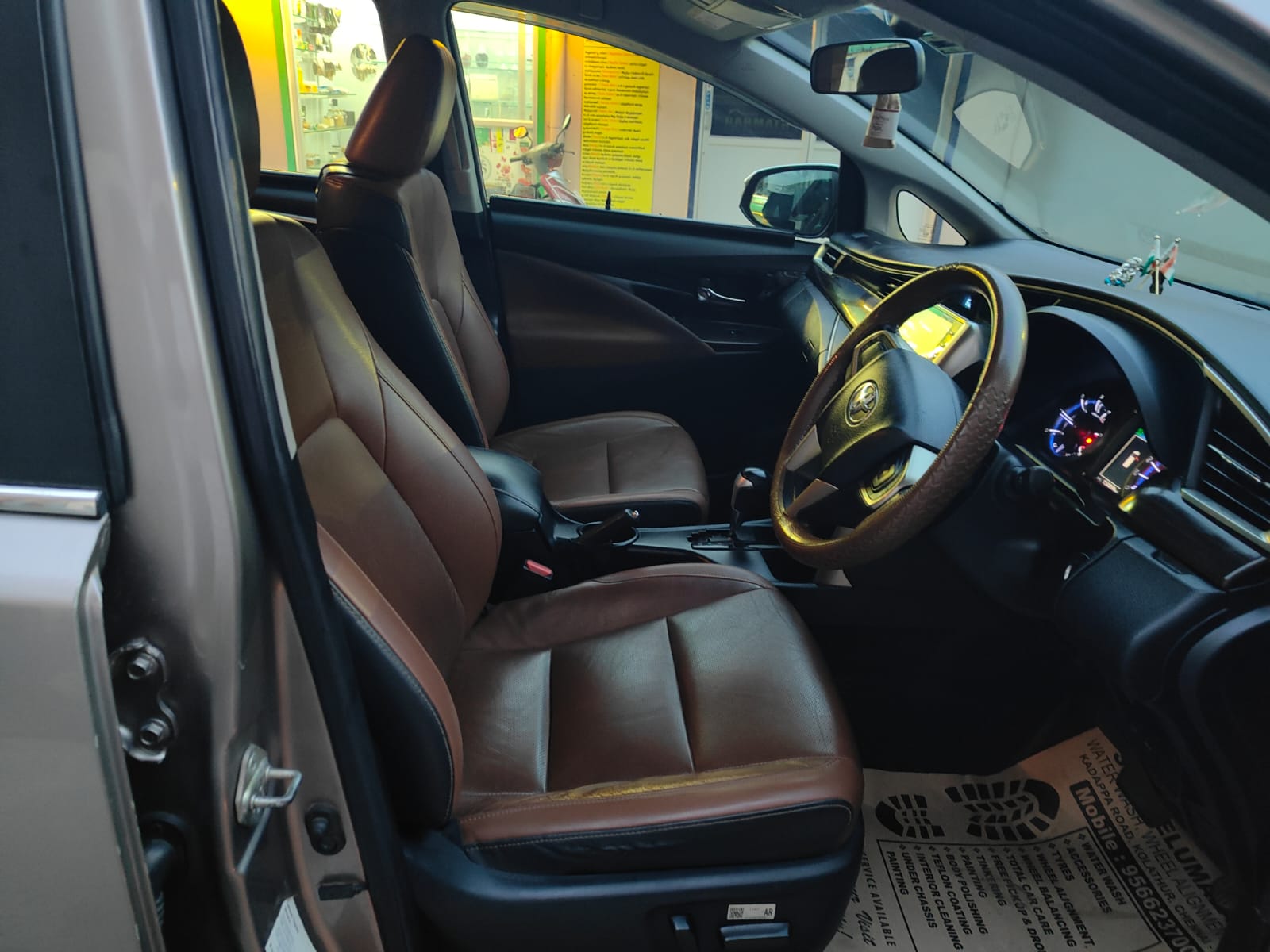 Buy Used Toyota Innova Crysta 2.4 ZX 7 STR AT of 2021 model @ 21,00,000 ...