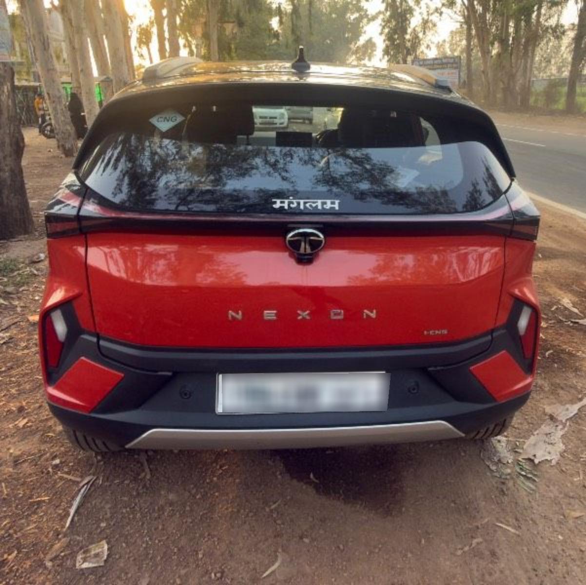 Buy Used Tata Nexon Fearless Plus PS Red Dark CNG of 2025 model @ 12,00 ...