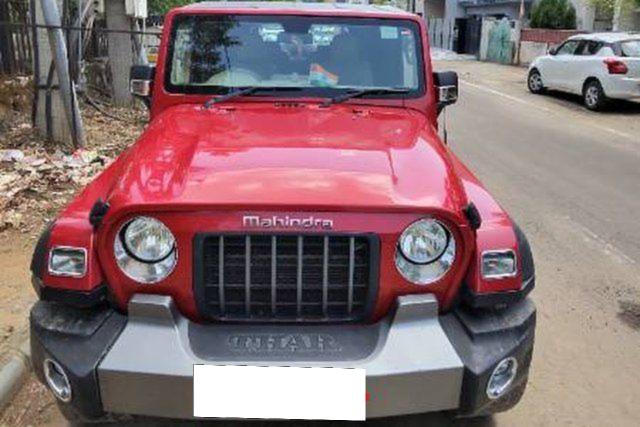 Buy Used Mahindra Thar LX 4WD Convert Top Diesel AT BSVI of 2021 model ...