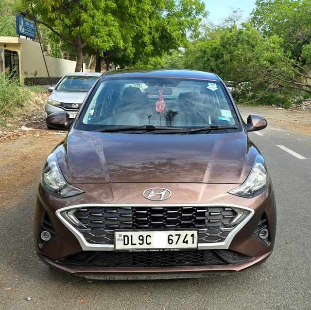 Used 2020 Hyundai Aura 1197 cc CNG Manual Car in New Delhi at ₹4.75 ...
