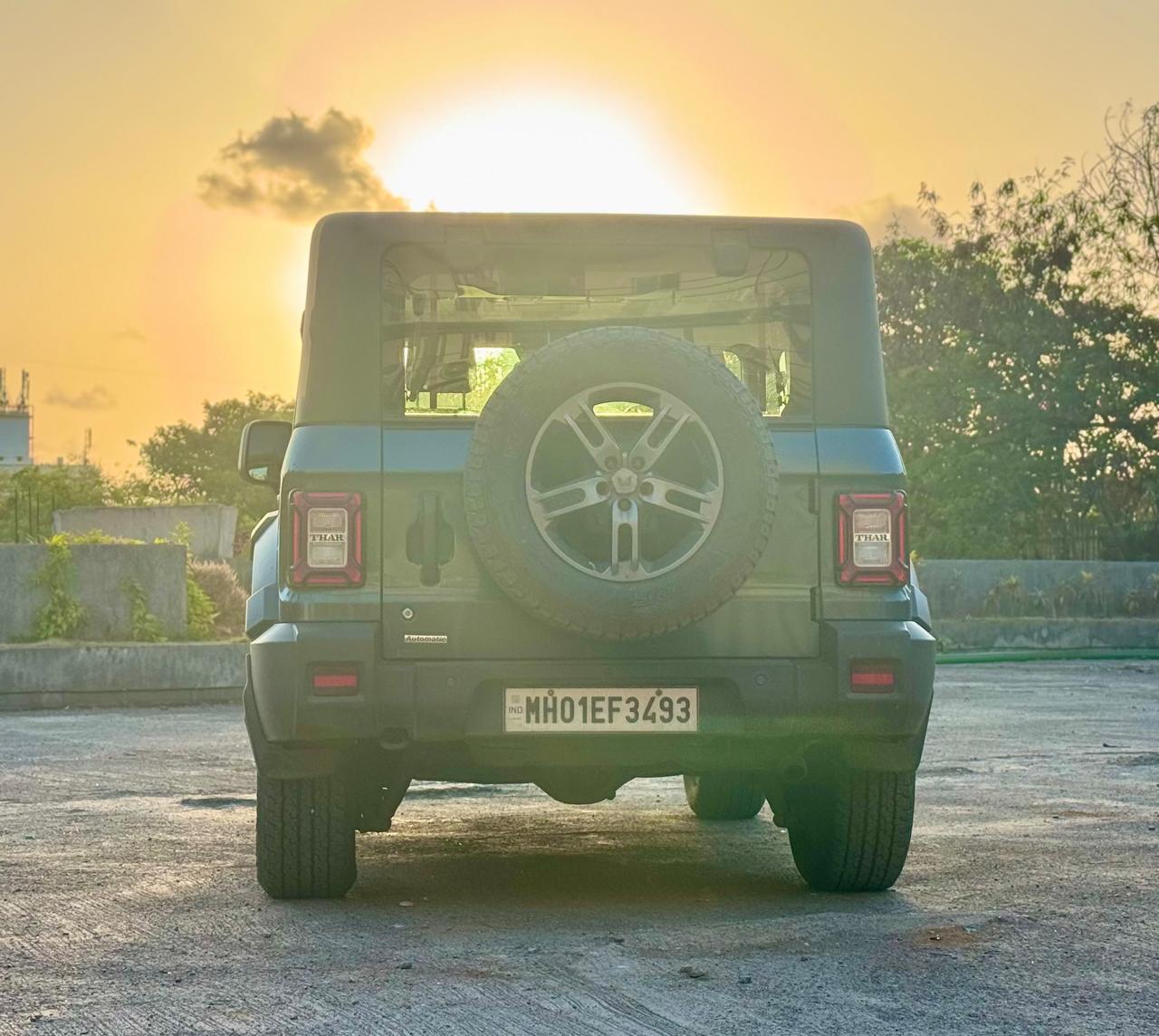 Buy Used Mahindra Thar LX 4WD Convert Top Diesel AT BSVI of 2023 model ...