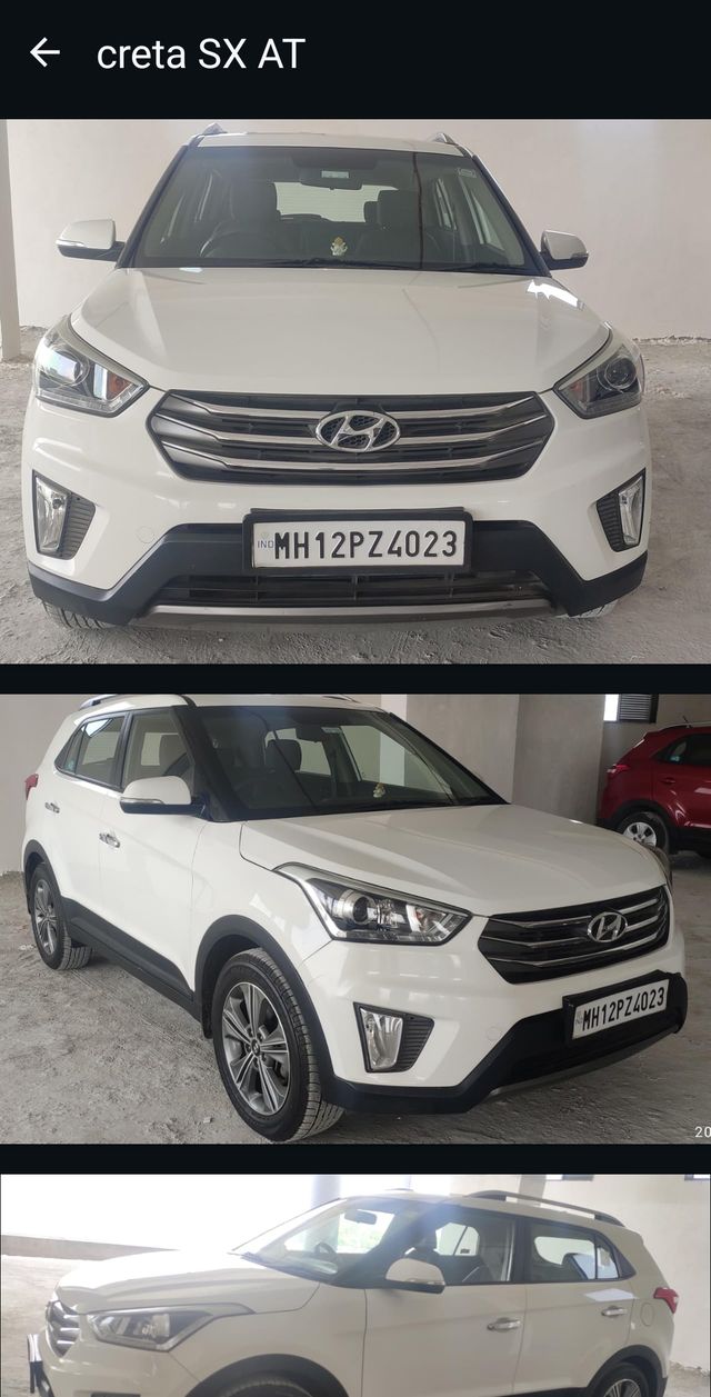 Used 2018 Hyundai Creta 1591 cc Petrol Automatic Car in Pune at ₹8.55 ...