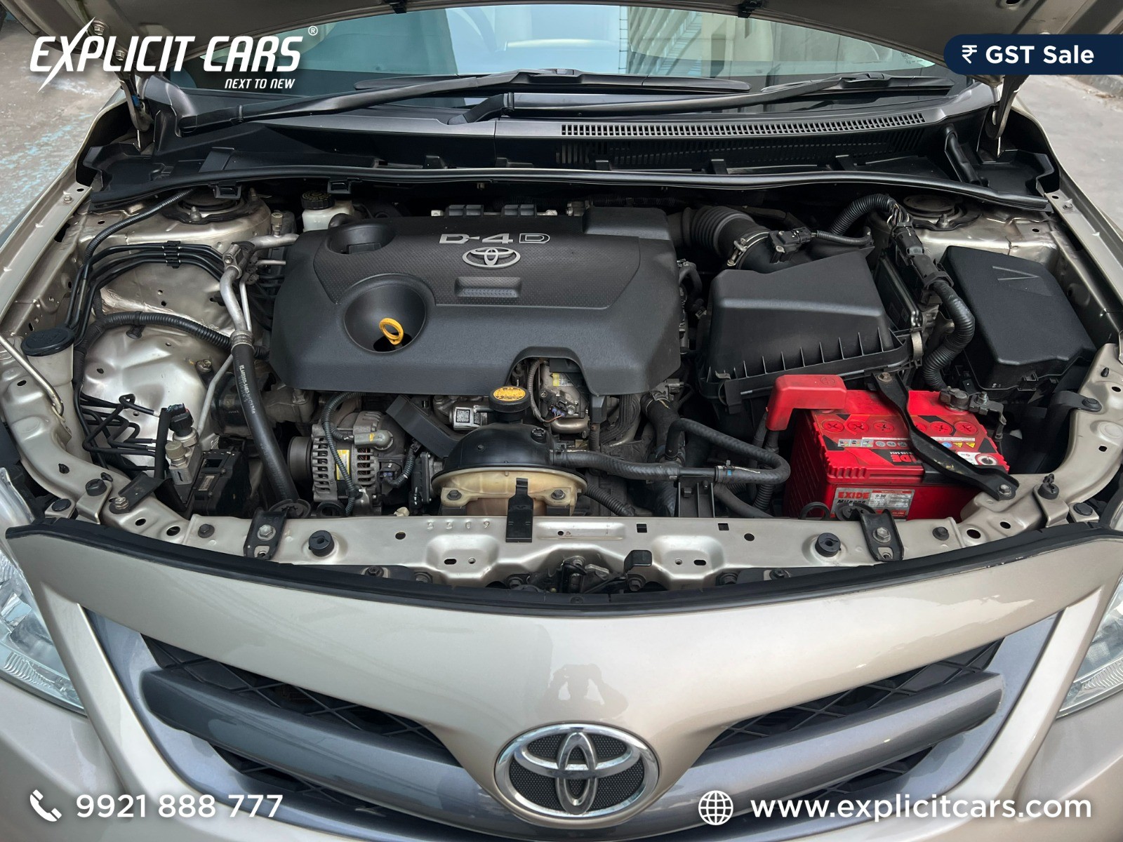 Buy Used Toyota Corolla Altis Diesel D4DJ of 2011 model @ 3,65,000 INR ...