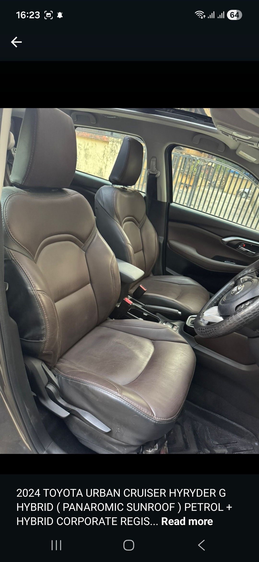 Buy Used Toyota Hyryder G HYBRID of 2024 model @ 17,21,000 INR in Mumbai - 4966728 - ZigWheels.com