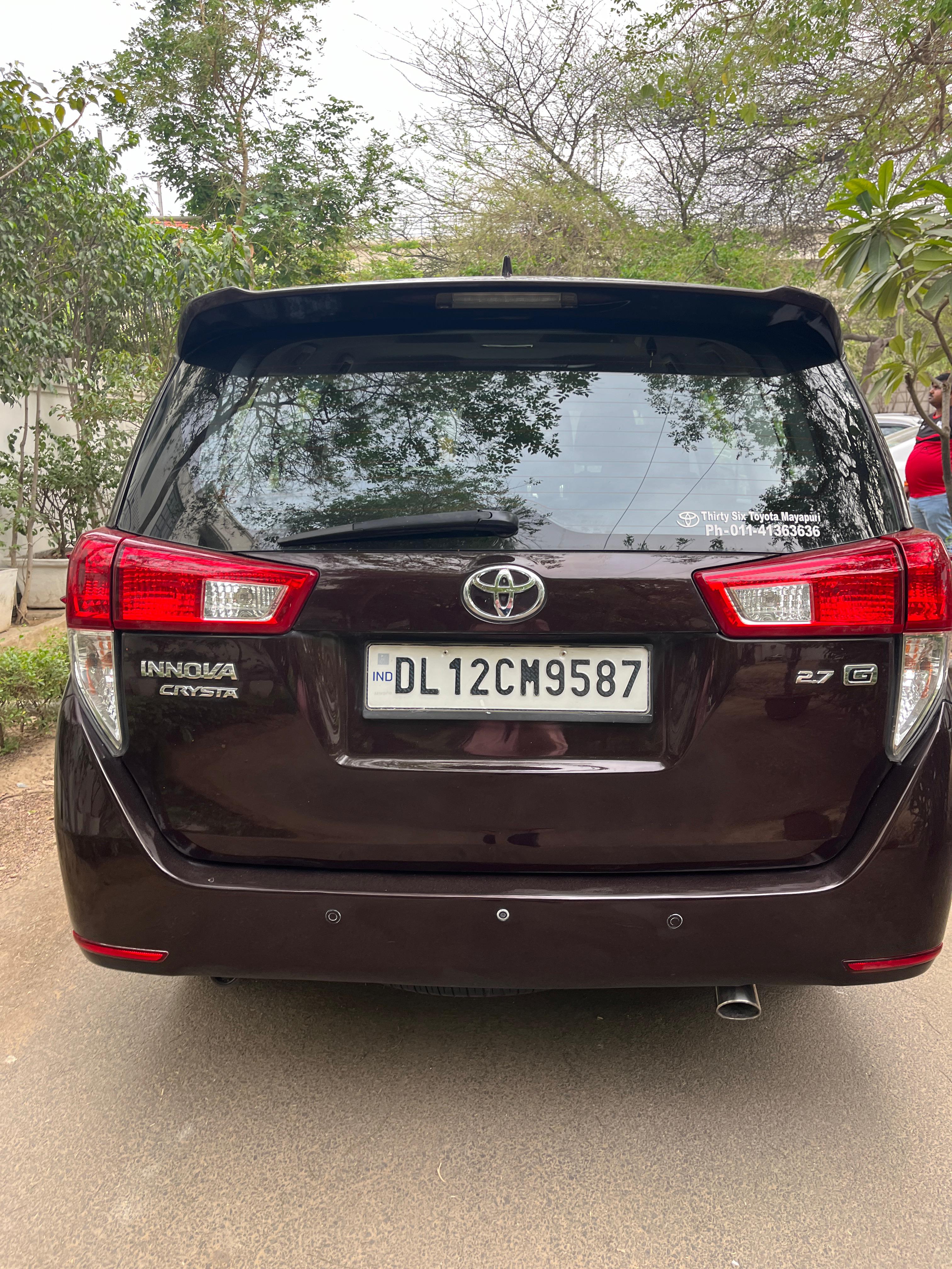 Buy Used Toyota Innova Crysta 2.7 GX MT BSIV of 2018 model @ 12,00,000 ...