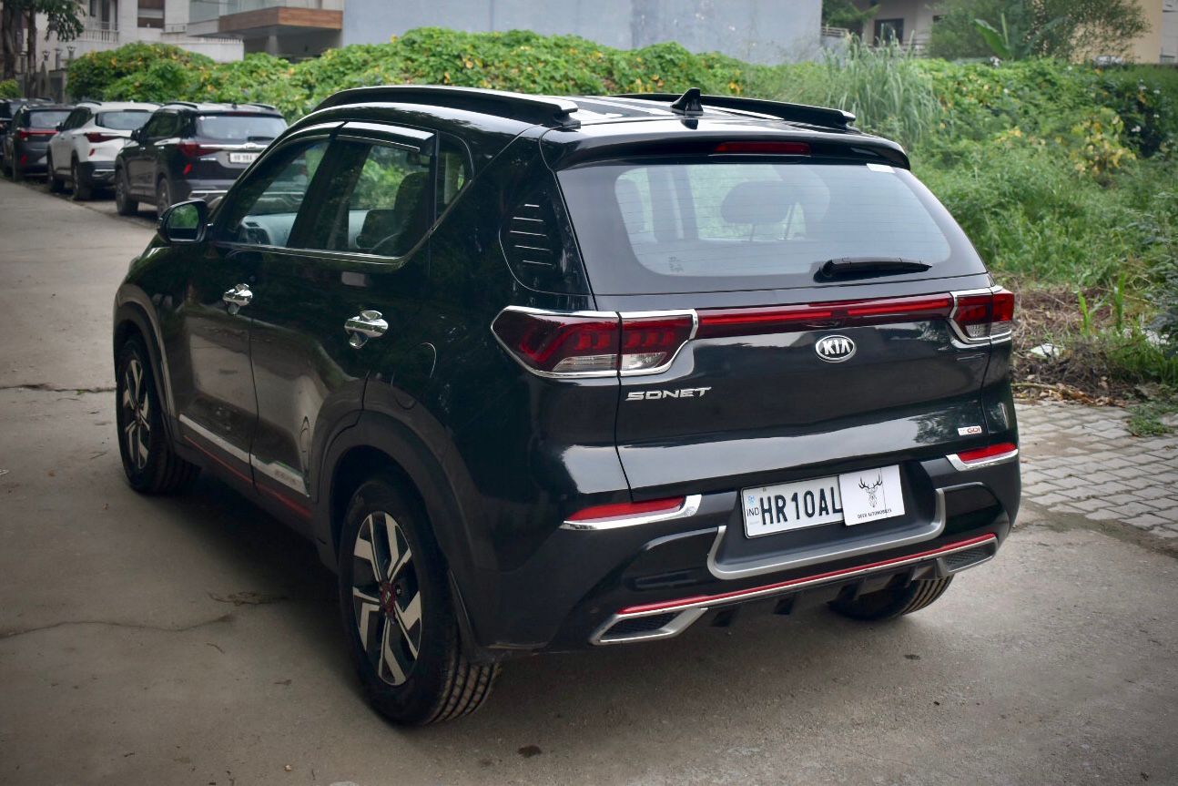 Buy Used Kia Sonet GTX Plus Turbo DCT DT of 2020 model @ 7,95,000 INR ...