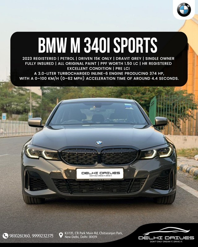 Used 2023 BMW 3 Series 2998 cc Petrol Automatic Car in New Delhi at ₹59 ...