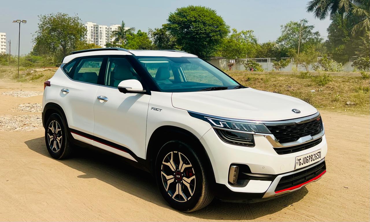 Buy Used Kia Seltos GTX Plus DCT of 2019 model @ 10,49,000 INR in ...