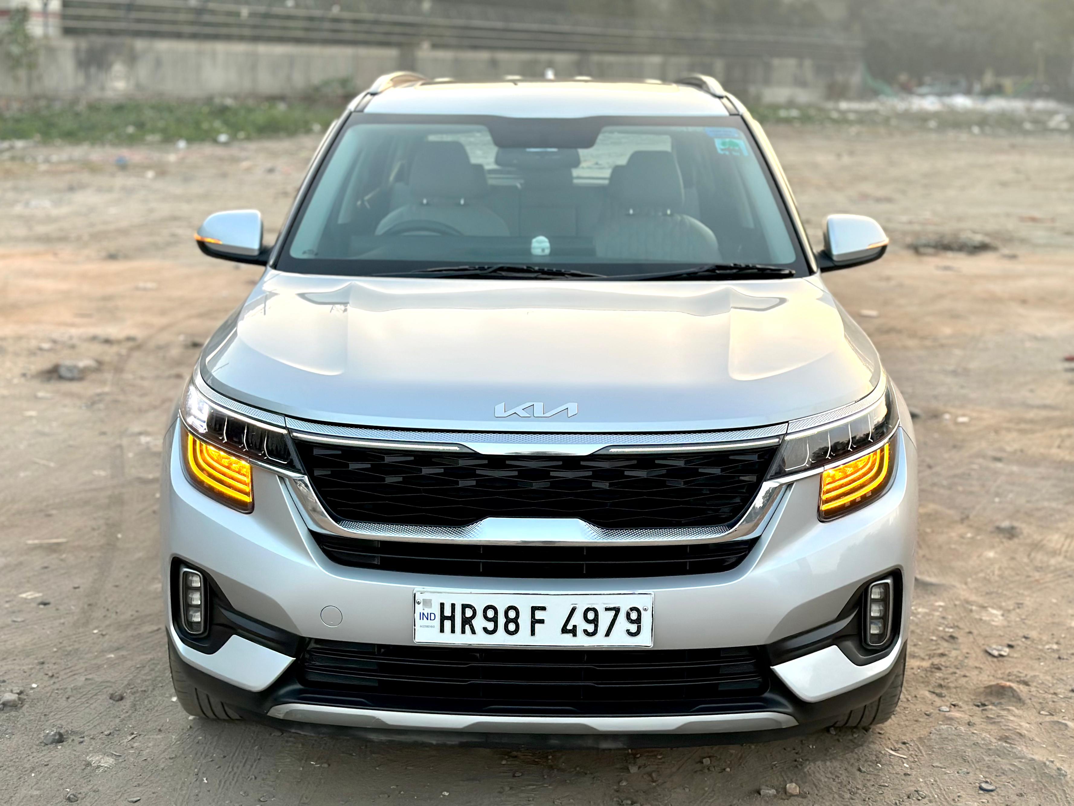 Used 2022 Kia Seltos 1497 cc Petrol Automatic Car in New Delhi at ₹11. ...
