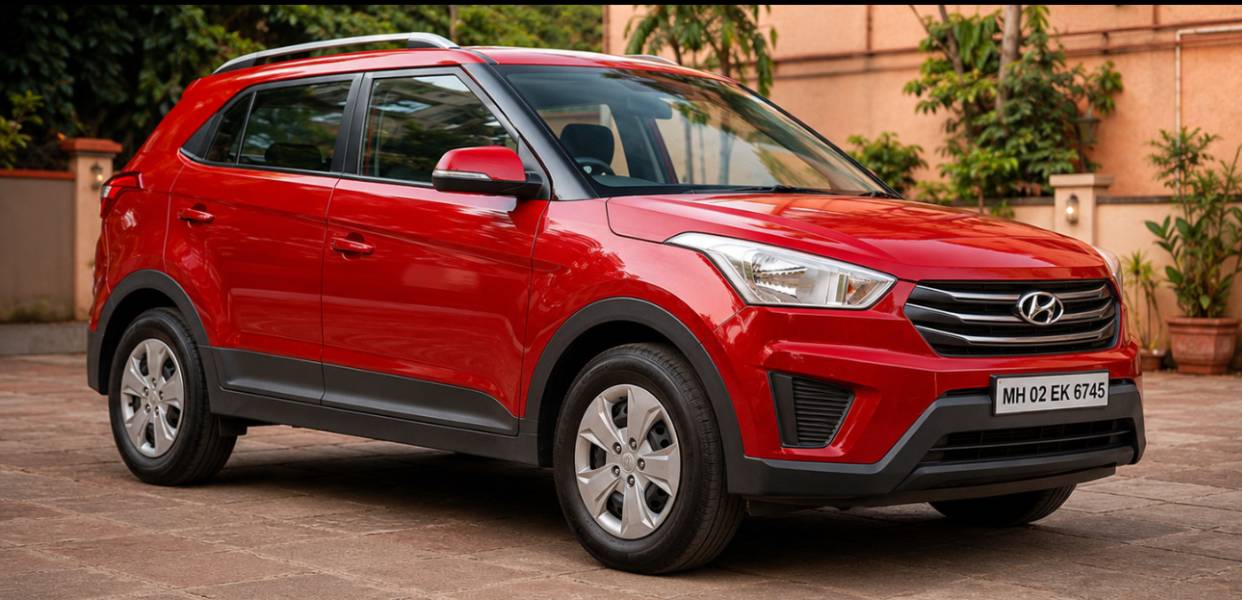 Buy Used Hyundai Creta 1.6 VTVT E Plus of 2017 model @ 6,25,000 INR in ...